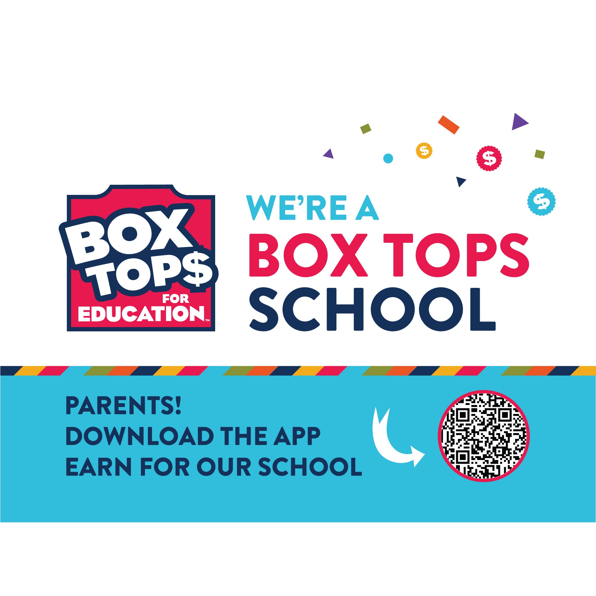 Box Tops for Education 2 Sided Yard Sign